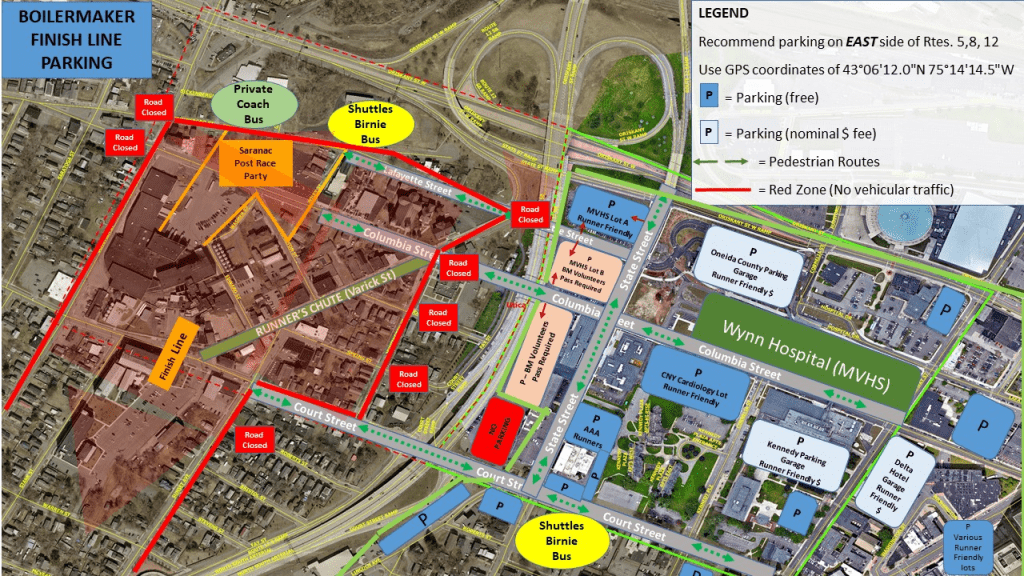 Where can I park for the Boilermaker 15K Race? - Boilermaker Road Race